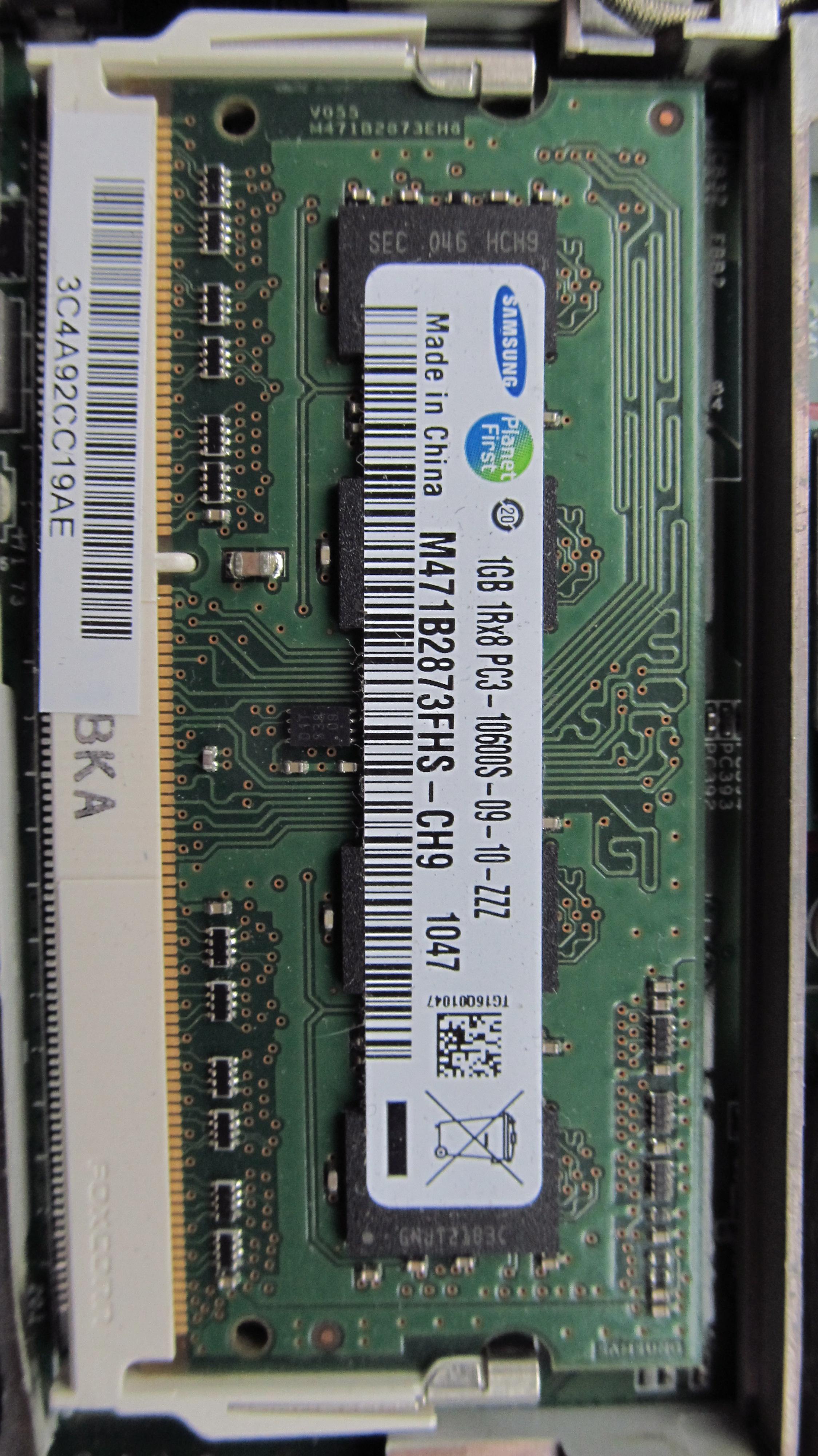 HP Mini 210-200 - Jaką pamięć RAM wybrać do zwiększenia do 2 GB?