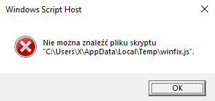 [Rozwiązano] Jak naprawić błąd brakującego pliku skryptu winfix.js po ...