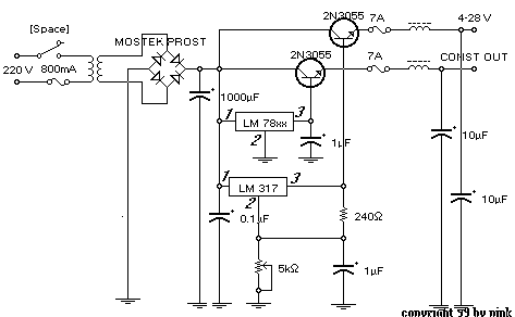 Jak zbudować zasilacz z napięciami +/-5V, +/-12V, +/-15V, +/-24V i ...