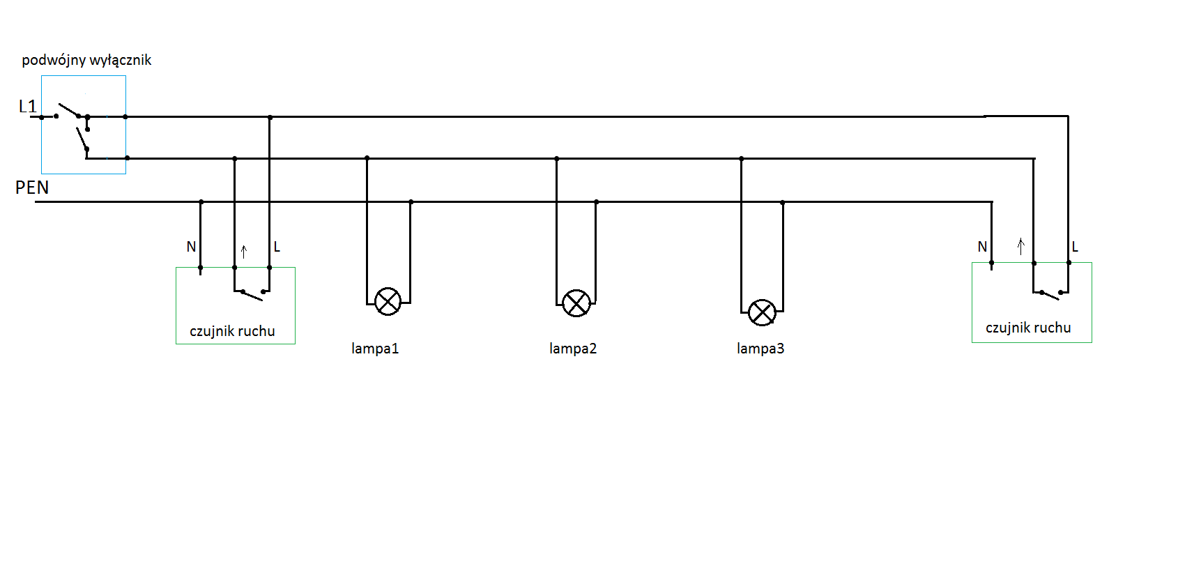 Oświetlenie ścieżki LED z czujnikami ruchu i przełącznikiem - jak to ...
