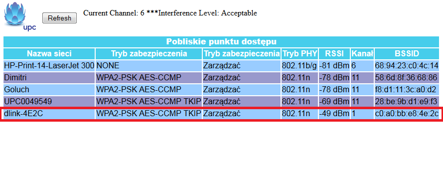 Jak skonfigurować D-Link 505 jako repeater z Technicolor TC7200 U?