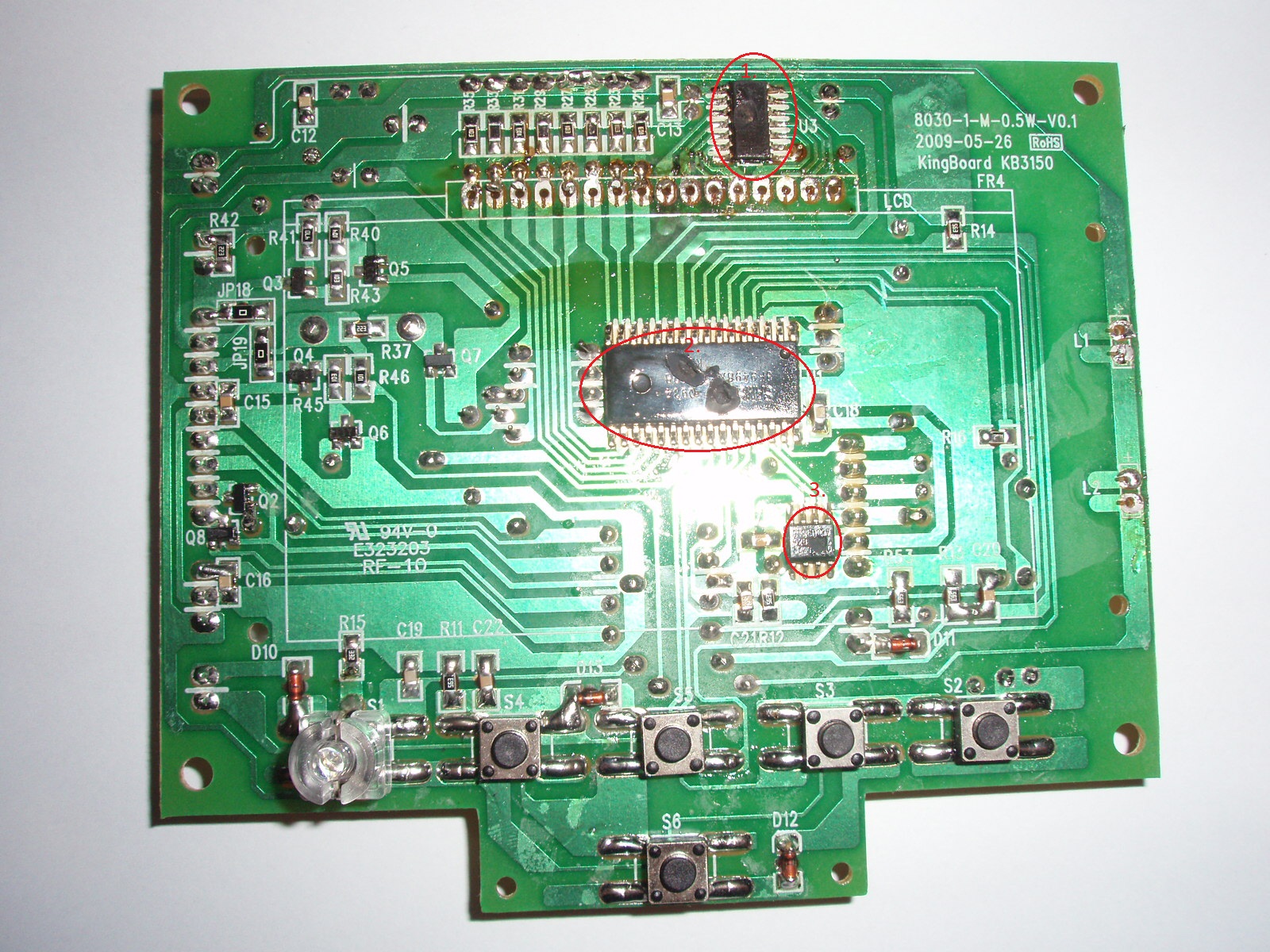 Zelmer 13z018 - Identyfikacja uszkodzonych elementów na płycie ...