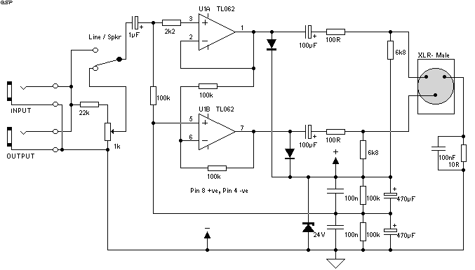Szukam schematu aktywnego, beztransformatorowego Di-Boxa Behringer
