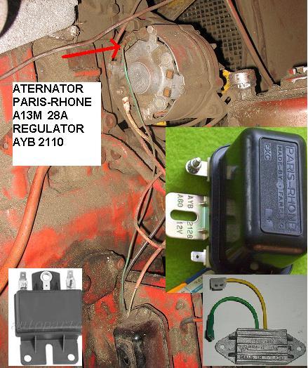 Jak podłączyć regulator napięcia od Poloneza do alternatora Paris Rhone ...