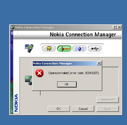 Nokia 3650 - problem z połączeniem przez IRDA w Nokia PC Suite 6.6