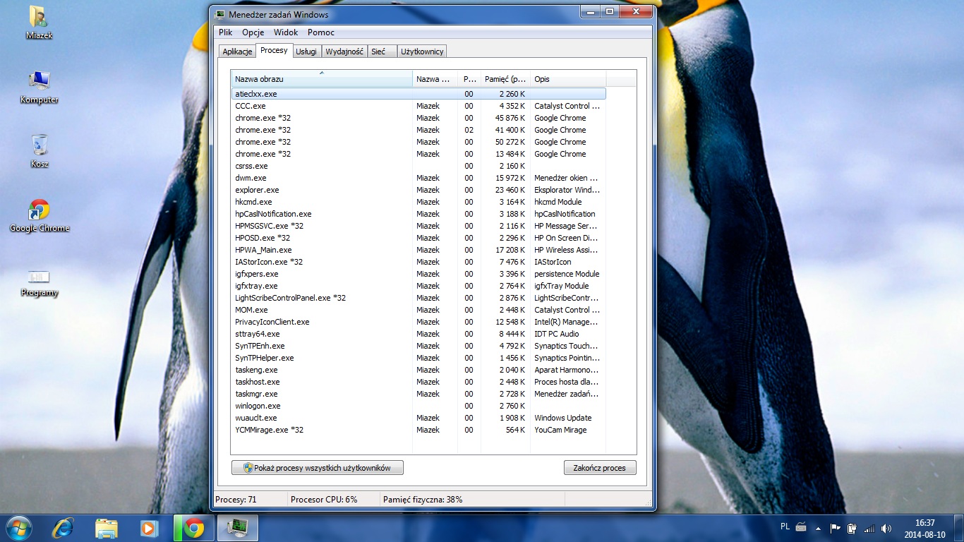 Jakie zbędne, fabryczne programy i procesy mogę usunąć z HP Pavilion G6?