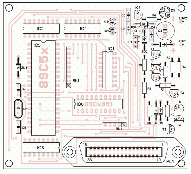 Programator mikrokontrolerów Atmel 51 - elektroda.pl