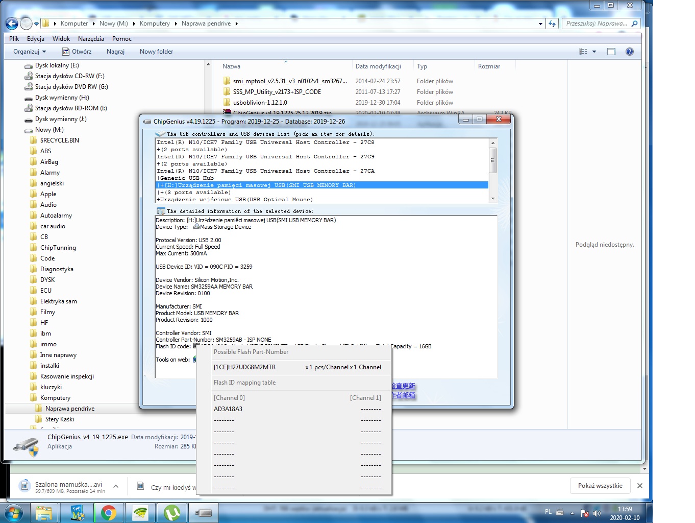 Pendrive iRob - Windows 7 widzi pamięć ale nie otwiera SMi USB memory bar
