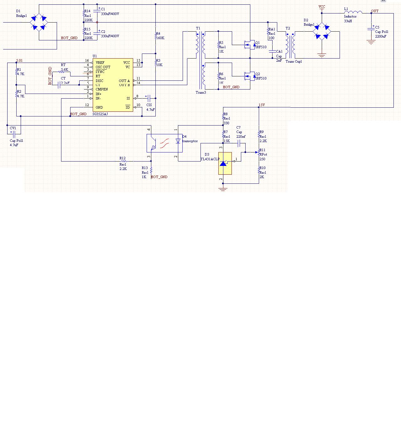 Jak zbudować przetwornicę Fly-back na UC3842 z rdzeniem ATX 200W?