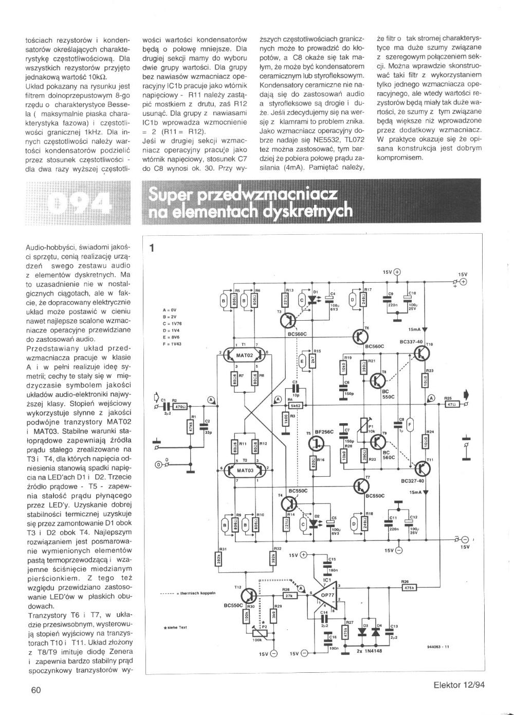 Zamienniki dla podwójnych tranzystorów MAT02 i MAT03 w przedwzmacniaczu?