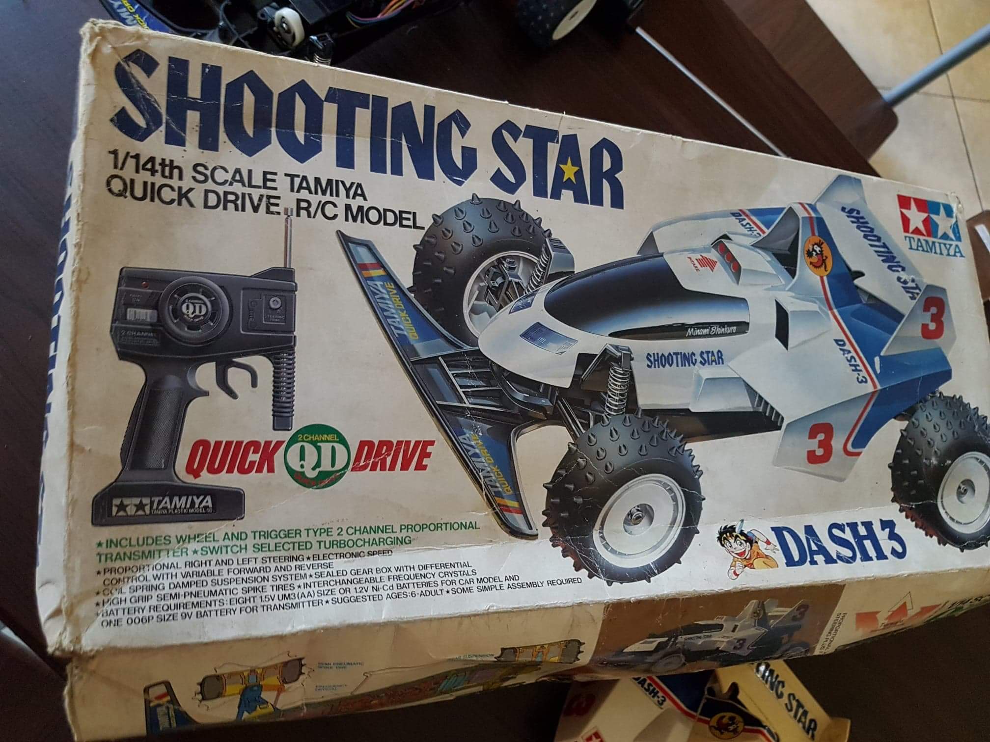 Naprawa skrętu w Tamiya Shooting Star Quick Drive 1989 - co może być ...