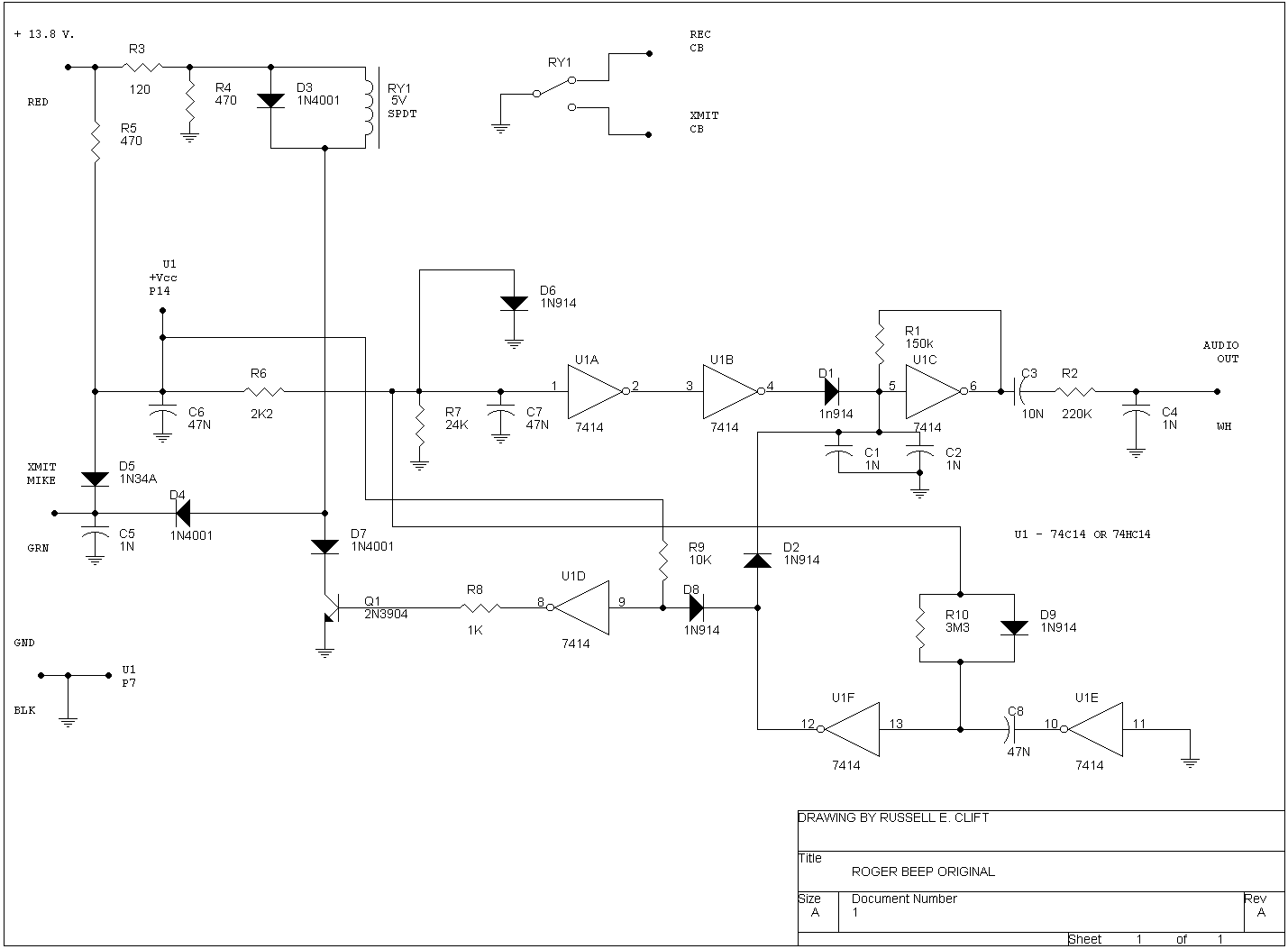 Jak podłączyć prosty Roger Beep do radia CB? Schemat i instrukcje
