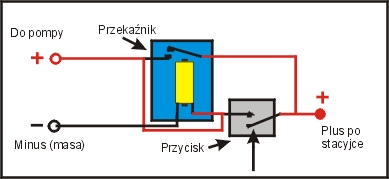 Schemat podlaczenia przekaznika. - elektroda.pl
