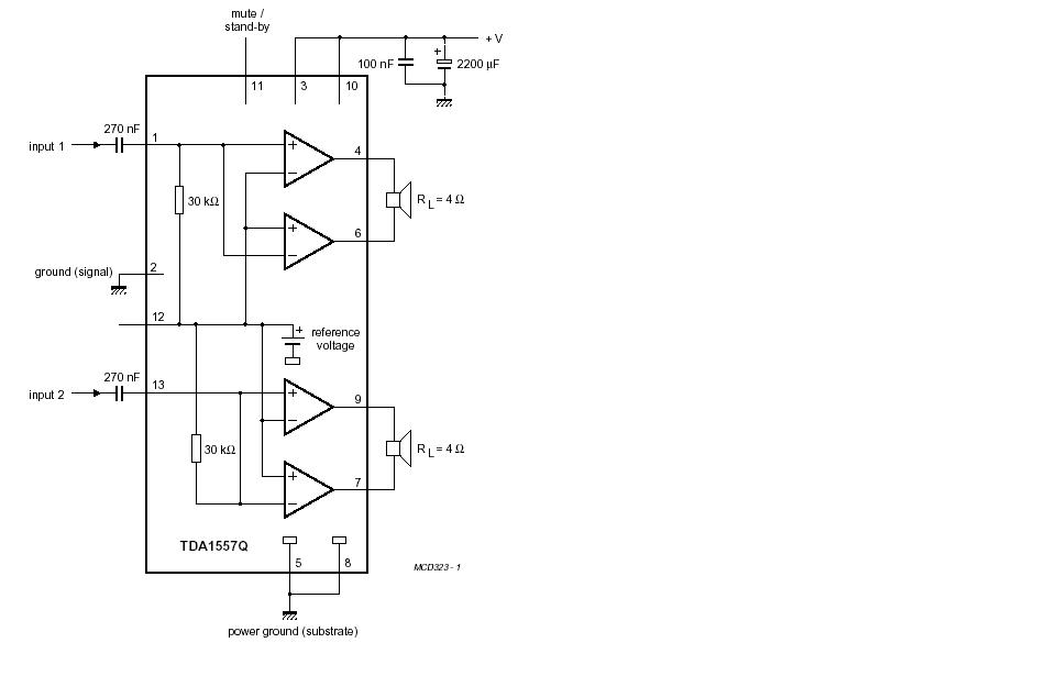 Wzmacniacz TDA 1519A w trybie BTL - dlaczego głośnik milknie po 5 sekundach?
