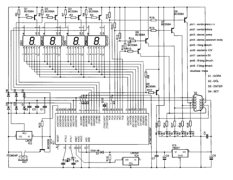 Schemat sterownika do regulacji temperatury pieca CO – jak zbudować i zamontować?
