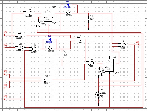 Multisim 13: Jak podłączyć DTMF_KEYPAD do symulacji systemu alarmowego?