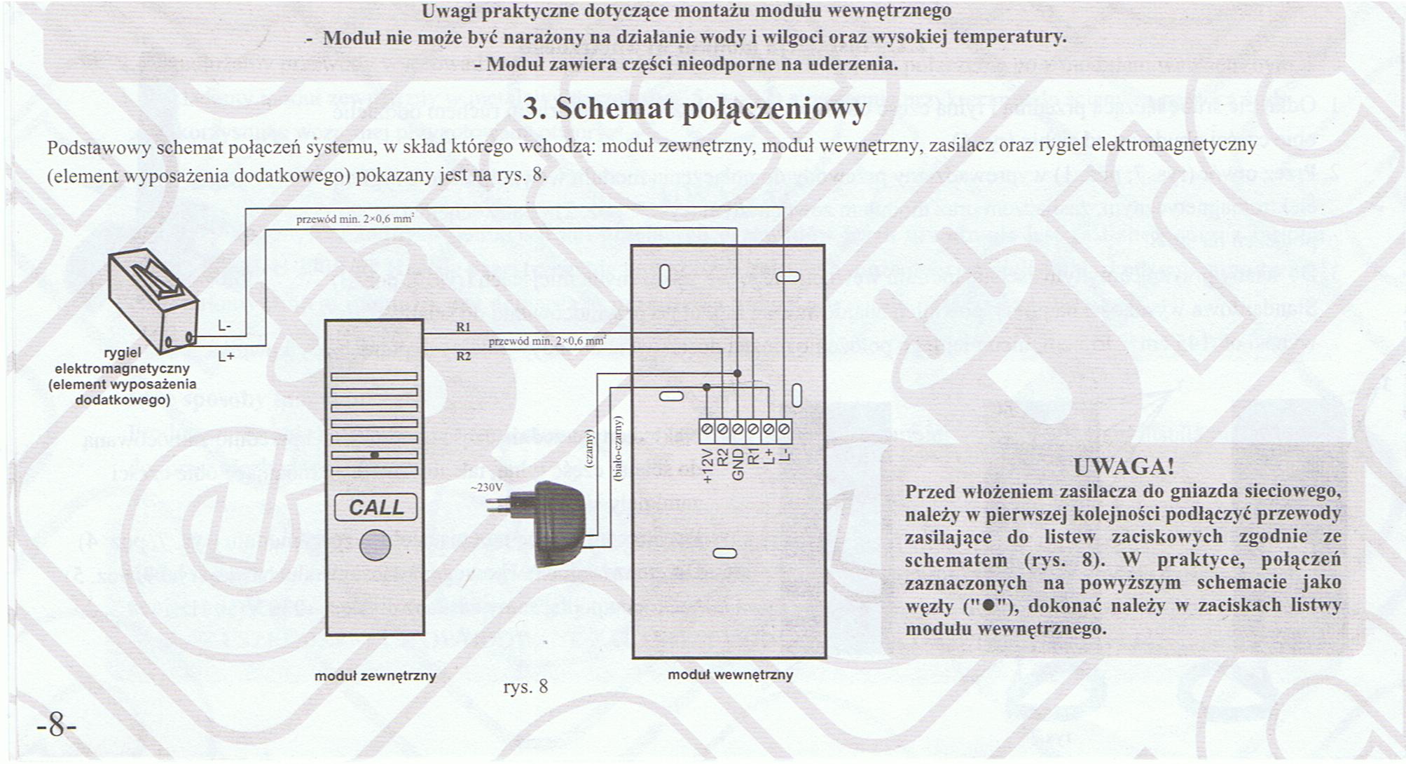 Jak zrozumieć schemat podłączenia domofonu? - elektroda.pl