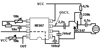 NE567 - Jak usunąć stałą składową sygnału na wejściu układu?