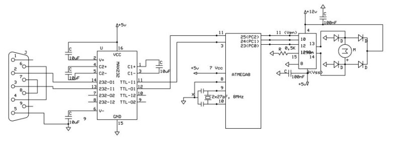 sense resistor - l298n, podpięcie układu pod lpt? - elektroda.pl