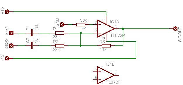 Ocena działania sumatora audio z zasilaniem 7815/7915 i sygnałem z MP3/PC