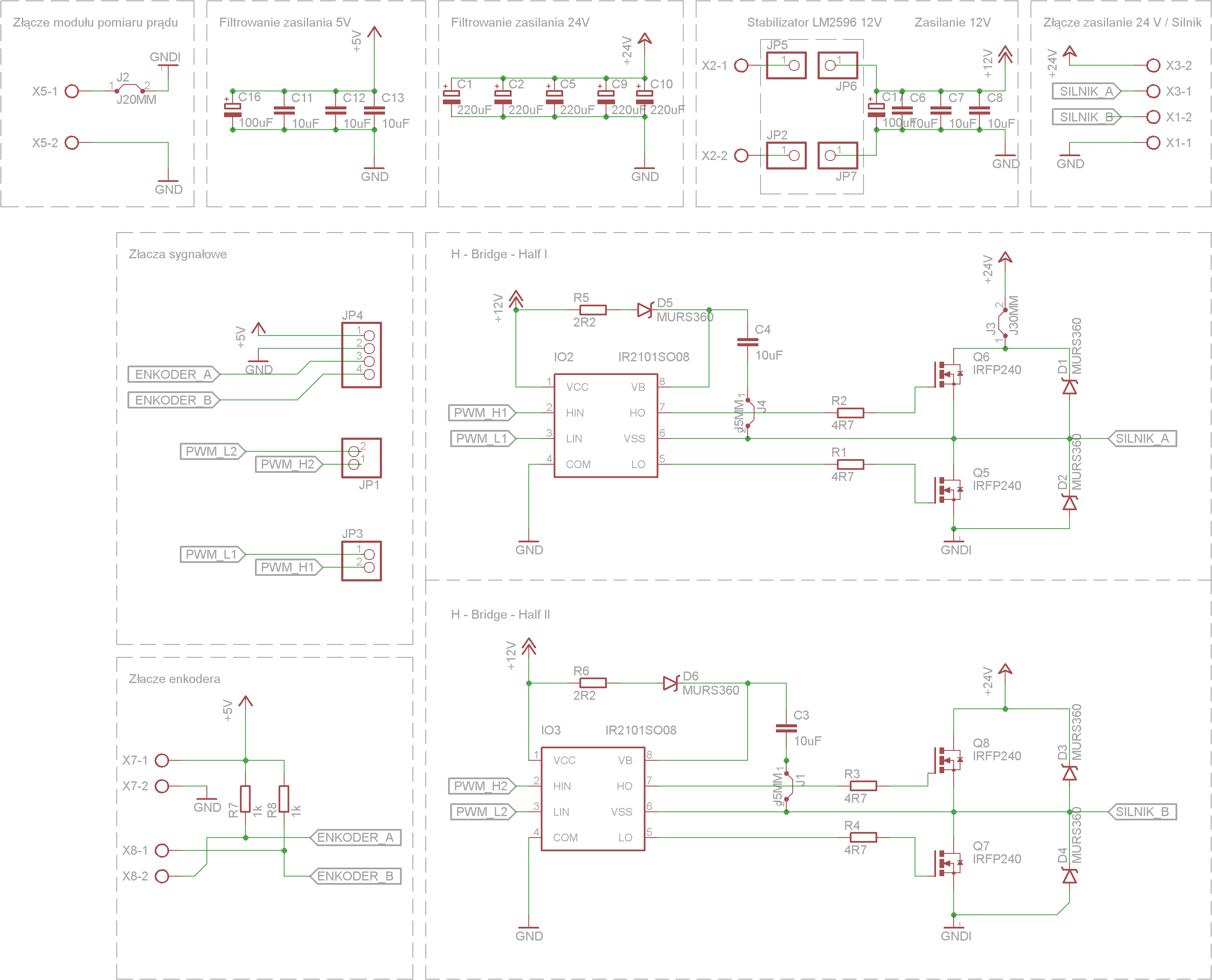 Arduino + Mostek H - weryfikacja PCB dla sterowania silnikiem Parvex ...