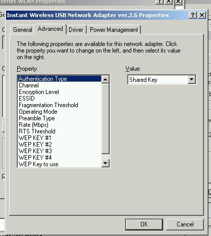 LINKSYS WUSB11 v2.6 PROBLEM Z ukrytym SSID i Windows XP