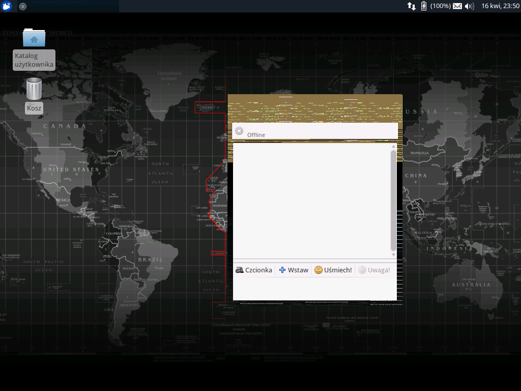 IBM ThinkPad T21 - Artefakty graficzne pod Linuksem (Xubuntu 14.04)
