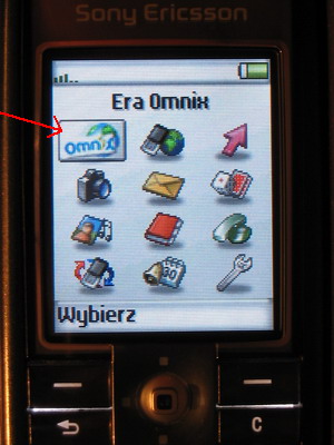 [SE T630] Jak zmienić startową stronę Ery na inną w telefonie?