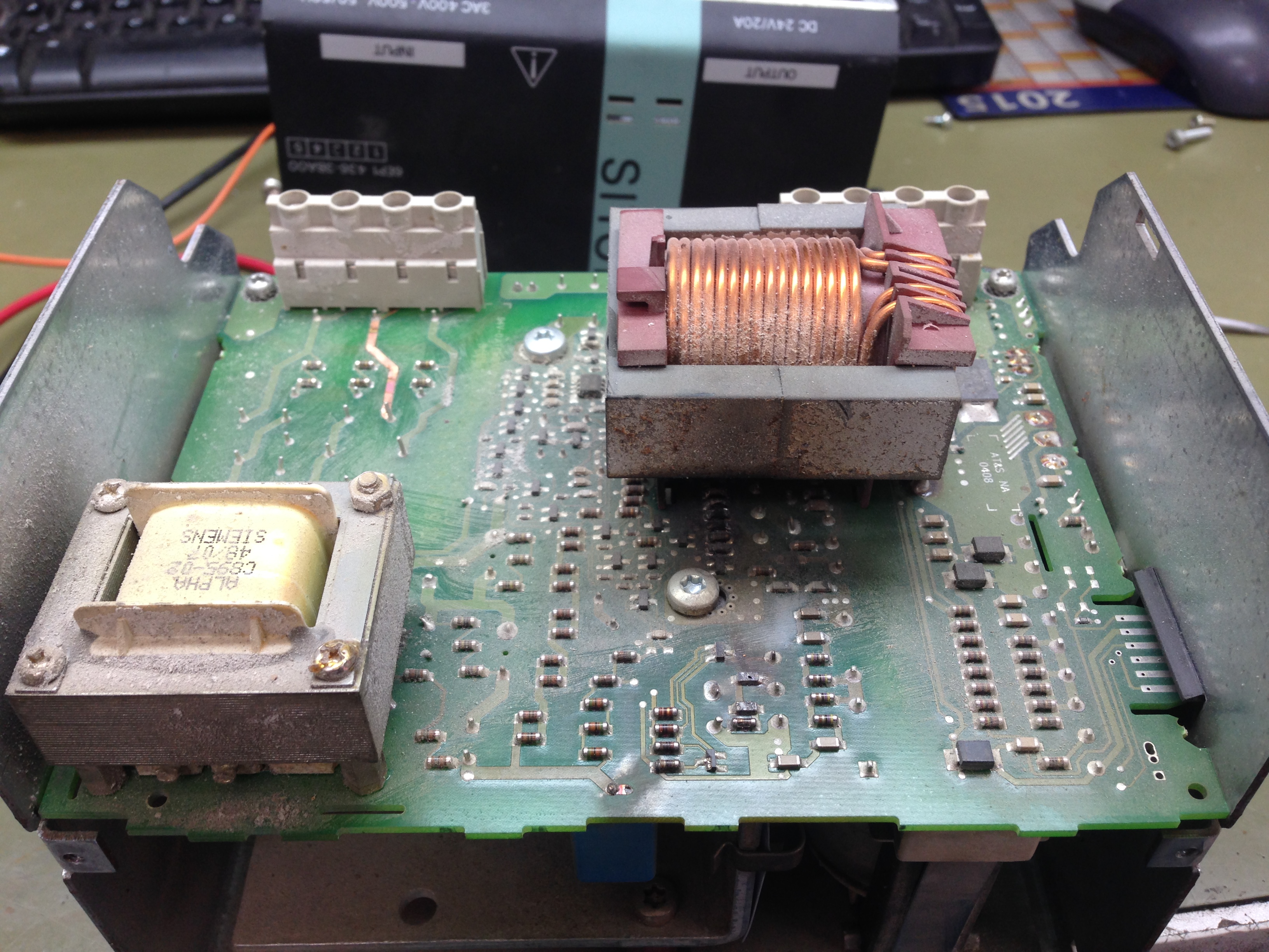 SIEMENS SITOP POWER 20 - Spalone elementy. Poszukuję schematu lub ...