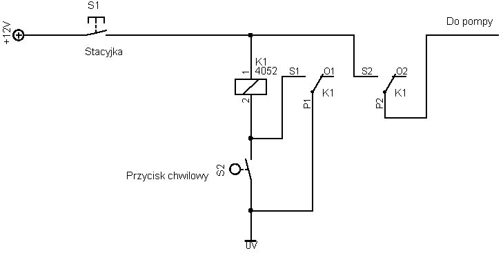 Schemat podlaczenia przekaznika. - elektroda.pl