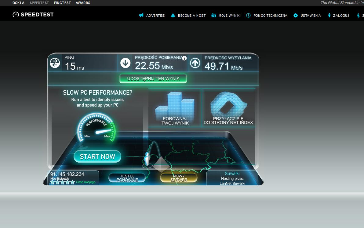 Tryb bridge netia spot -> router actina cerberus p6820.