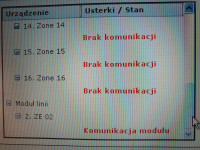 Rozszerzenie centrali Risco RP432M o kartę RP432EZ8. Brak komunikacji.