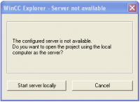 WinCC 6.2 the user does not have the rights to perform this action