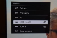 Telewizor SONY KDL WE66 nie odbiera sygnału z wejścia antenowego