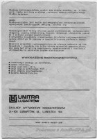 RMS 820 Condor Unitra Lubartów + schemat pdf. - elektroda.pl