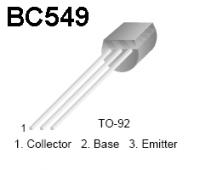 Tranzystor BC549 - jak rozpoznać nóżki b, c, e? - elektroda.pl