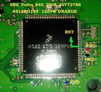 Volvo V50 - Airbag 30773786 nie można odczytać 1L59W