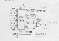 Dac08 - jak podłączyć, aby na wyjściu otrzymać napięcia od 0V - 5V?