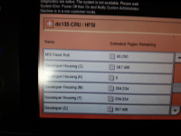 Xerox wc7545 jasne pasy wzdłuż wydruku i przesuniecie druku w kolorze