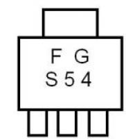 Tranzystor SMD FG S54 z tunera modułowego - identyfikacja i zamiennik