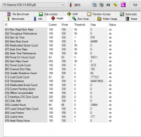 Seagate Momentus ST9320325AS i Toshiba MQ01ABF050 - parametry smart do ...