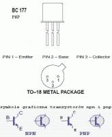 Podłączenie tranzystora PNP BC177 w wyłączniku akustycznym światła z ...