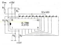 Czy układ UL1980 (A277D) nadaje się do woltomierza 0-12 V z 12 diodami?