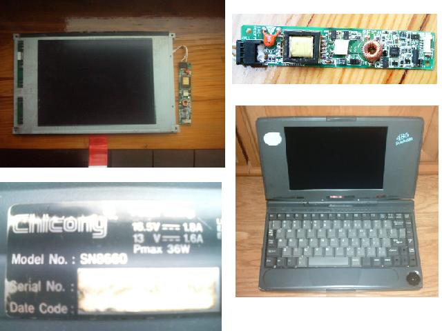 LCD pod LPT. Najprawdopodobniej mono 160 * 160. oznaczony jako EG9008-NS-7.