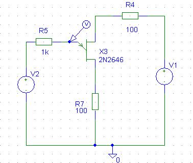 Jak wykreślić charakterystykę tranzystora 2N2647 w PSpice?