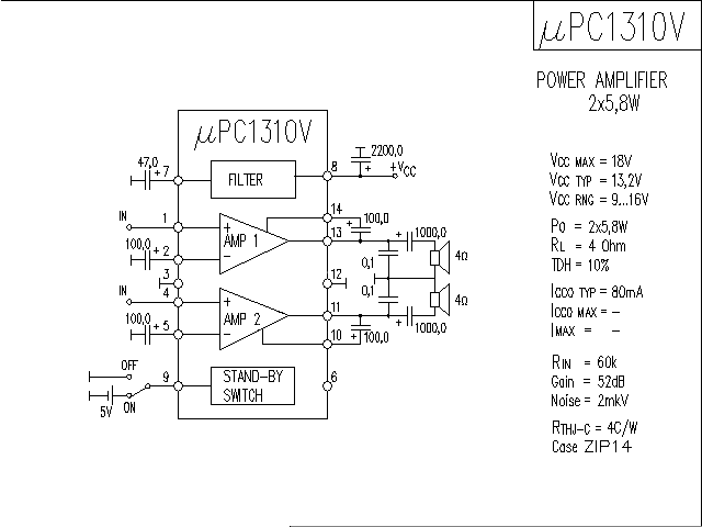 Gdzie znaleźć datasheet układu scalonego UPC1310V do odbiorników ...
