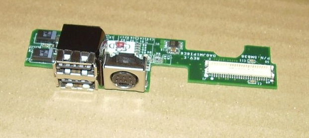 Dell D600 - Porty USB nie wykrywają urządzeń mimo prawidłowego napięcia