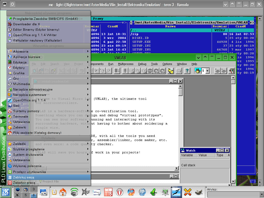 VMLAB 3.12 Freeware – jednoczesna symulacja dwóch mikrokontrolerów AVR i ST6xxxx