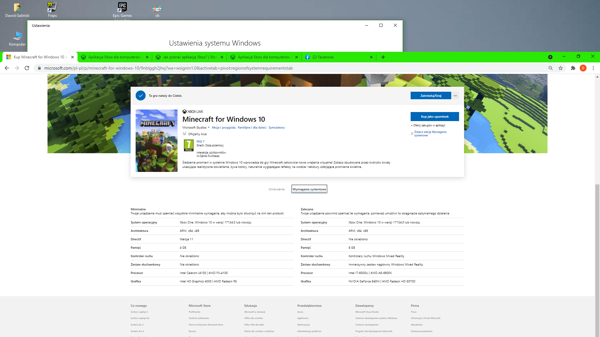 Windows 10 Update/Minecraft - Windows nie aktualizuje sie