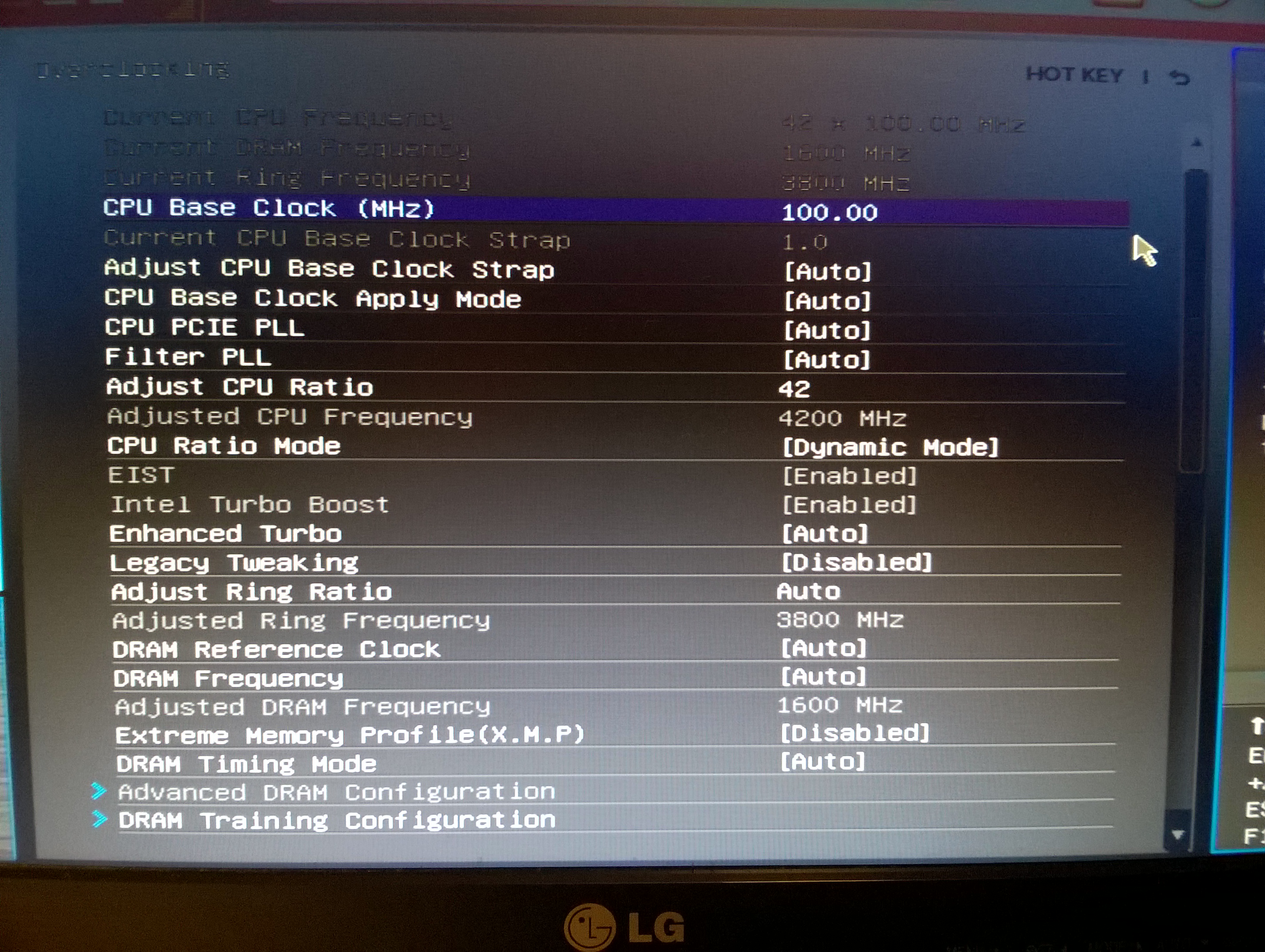 i5 4670k - "The previous overclock settings have failed..."